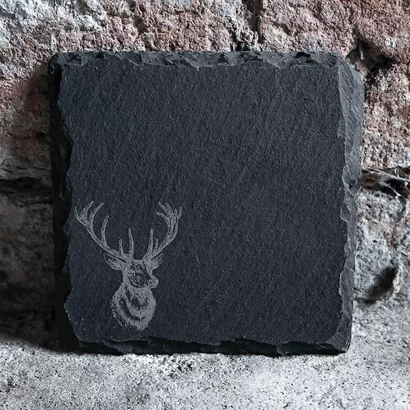 Christmas Slate Coasters | Prim & Props